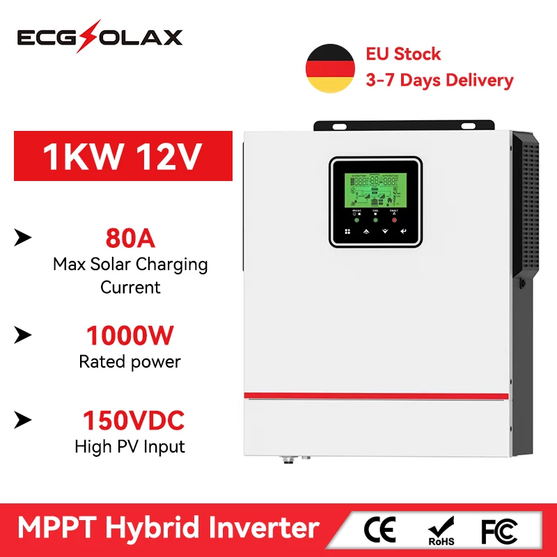 ECGSOLAX-1KW-Hybrid-Solar-inverter-12V-220Vac-1000W-Solar-Hybrid ...