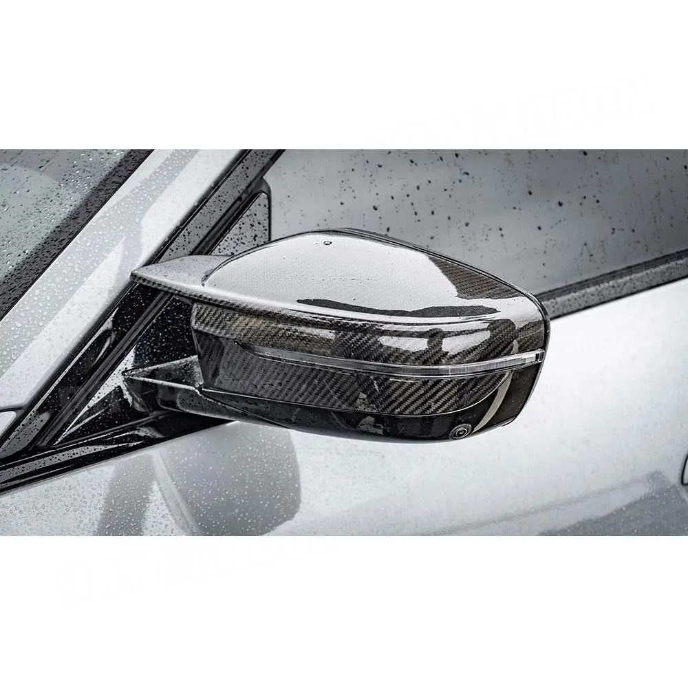 Car Accessories Dry Carbon Fiber Side Rearview Mirror Caps Mirror Tools ...