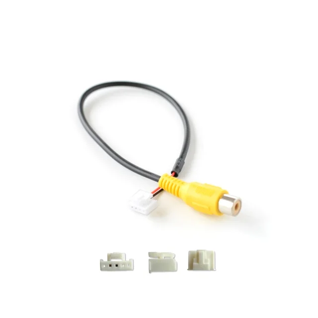 Car Cyber Navi HUD 5 Pin Reversing Camera Video Input RCA Cable Adapter ...
