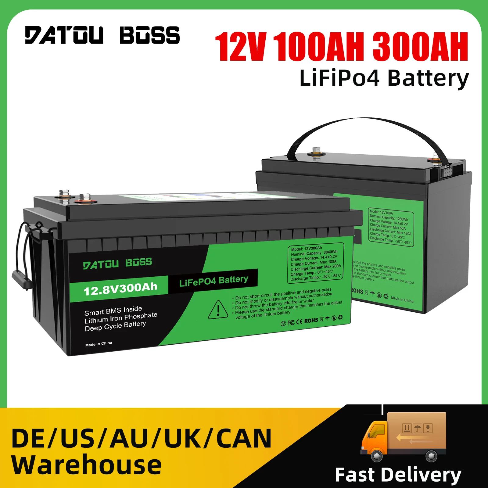 DATOUBOSS-LiFePO4-Battery-12V-300Ah-200Ah-100Ah-BMS-Lithium-Iron-Batteries-for-RV-Boat-Motors ...