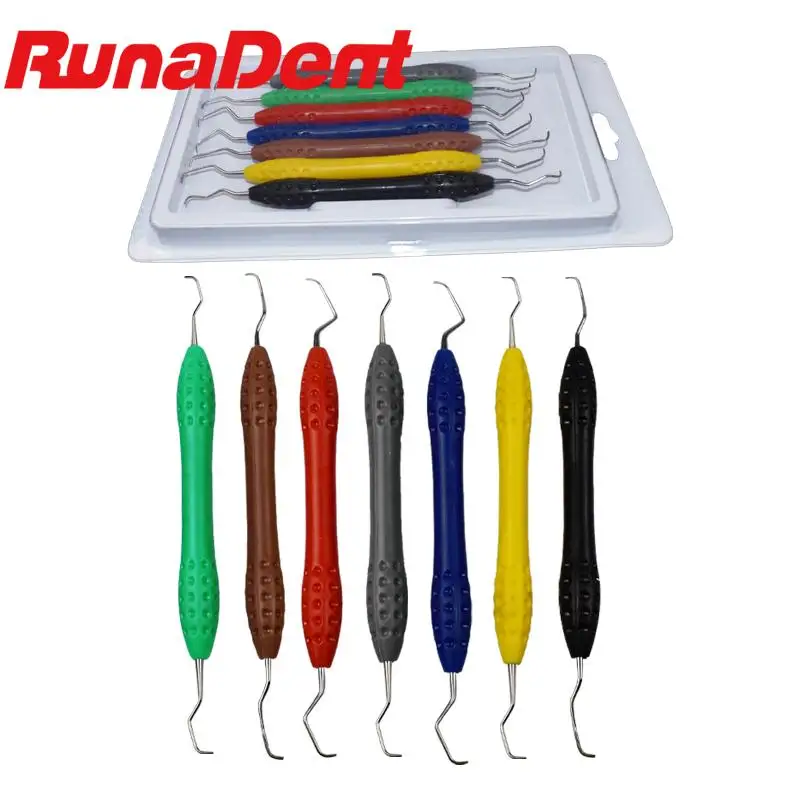 7PCS-Professional-Gracey-Curettes-Dental-Periodontal-Dentistry-Root ...