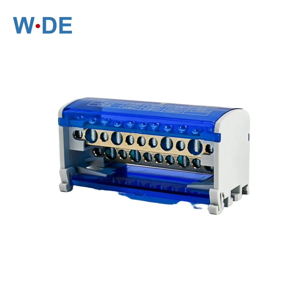 Din-Rail-Terminal-Block-Distribution-Block-Box-WDH211-Modular-Screw-Connection-Power-Universal ...