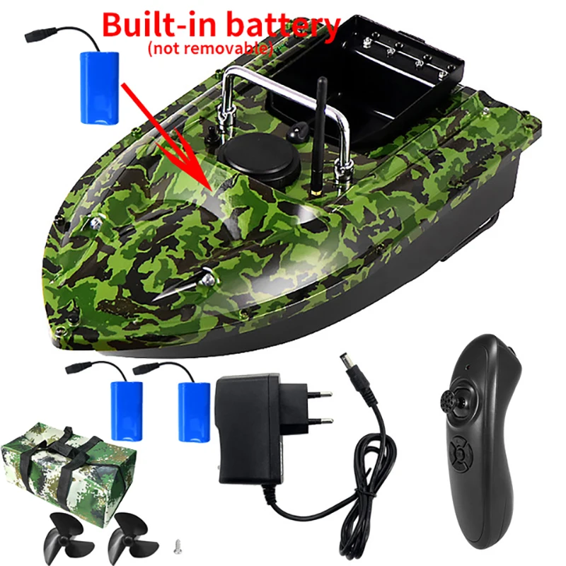 RC-Bait-Boat-with-Bag-3-Batteries-Fish-Finder-Ship-Boat-Remote-Control ...
