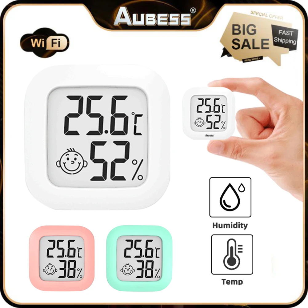 Mini-LCD-Digital-Thermometer-Humidity-Sensor-Thermometer-Hygrometer ...