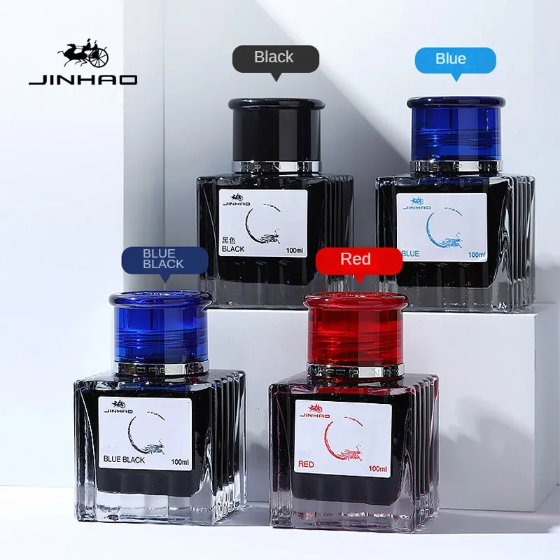JINHAO-100-50-30ml-Fountain-Pen-Ink-Cartridge-Refill-Glass-Bottled-Pen ...