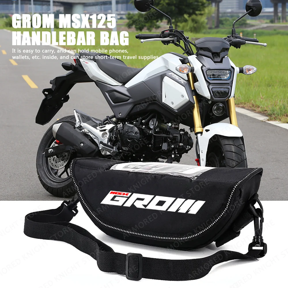 For-Honda-Grom-Msx125-Grom125-Grom-Motorcycle-Handlebar-Waterproof-Bag ...
