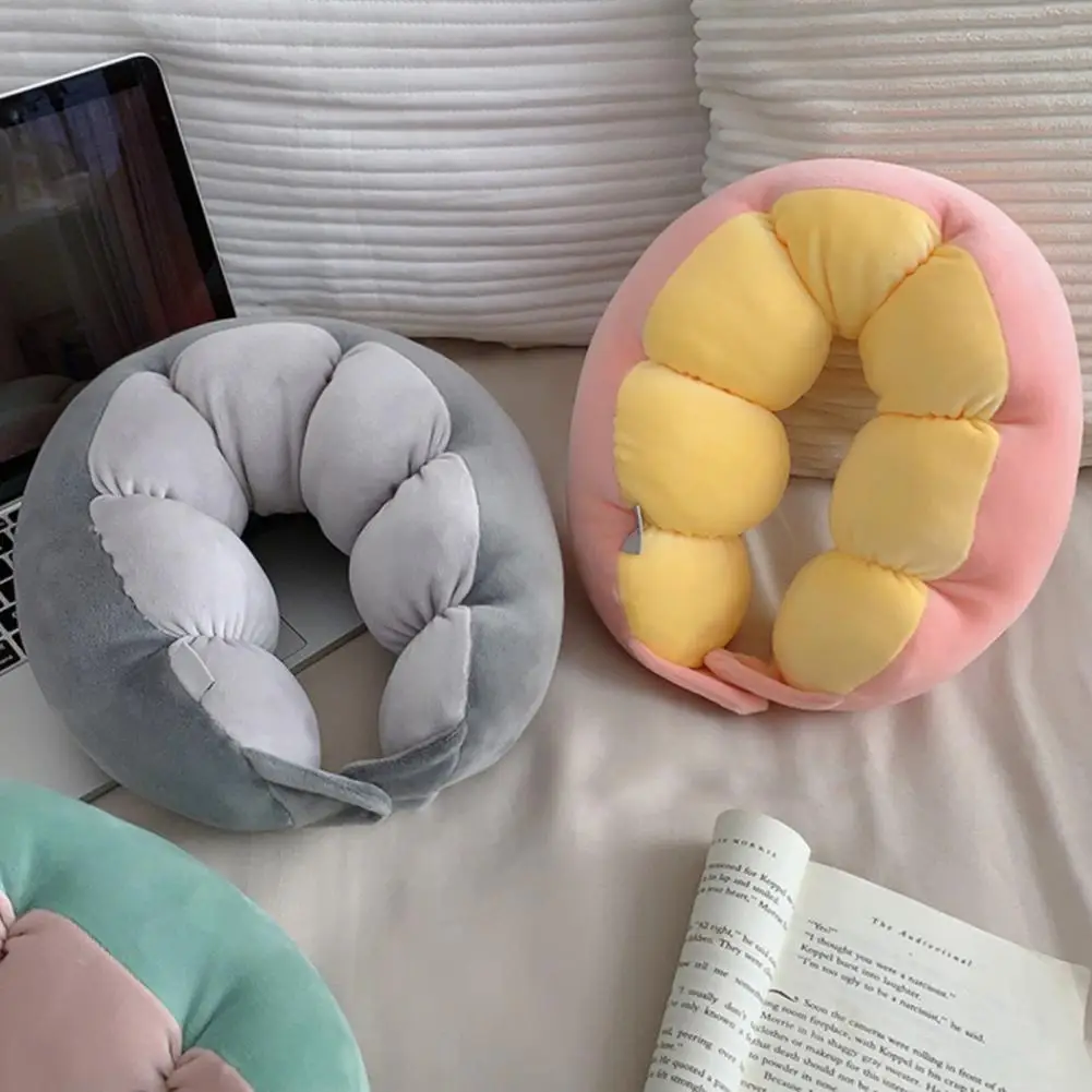 U-shaped-Travel-Pillow-Neck-Support-Cushion-Airplane-Pillow-Neck ...