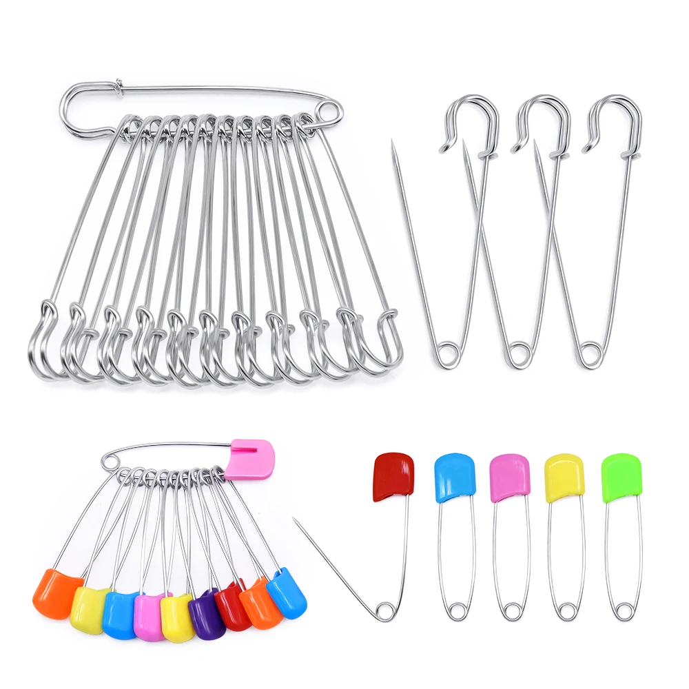20Pcs-Plastic-Head-Safety-Pins-5-7-5cm-Safety-Locking-Baby-Cloth-Diaper ...