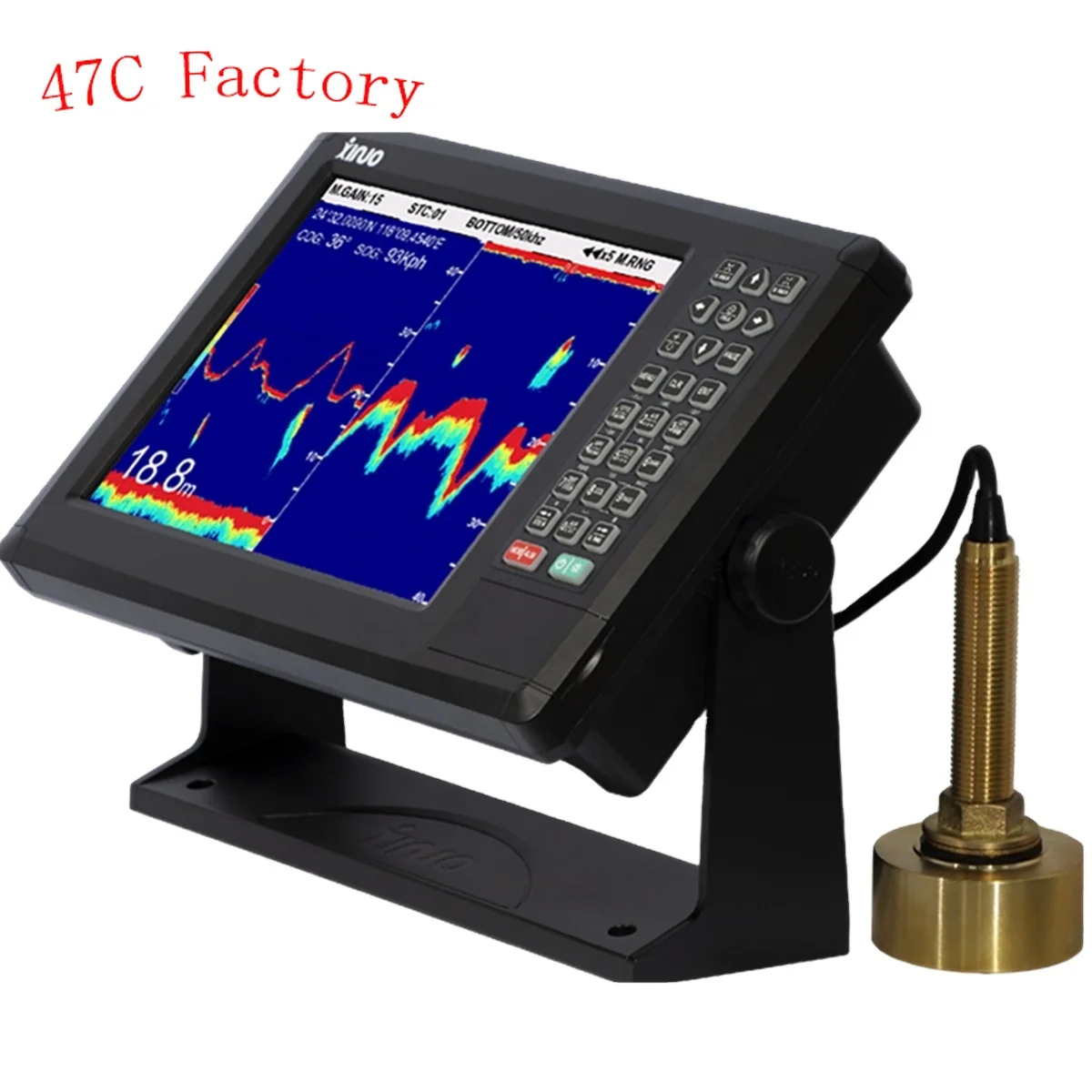 Professional-10-4-Inch-Marine-GPS-And-Fishfinder-Echo-Sounder-For ...