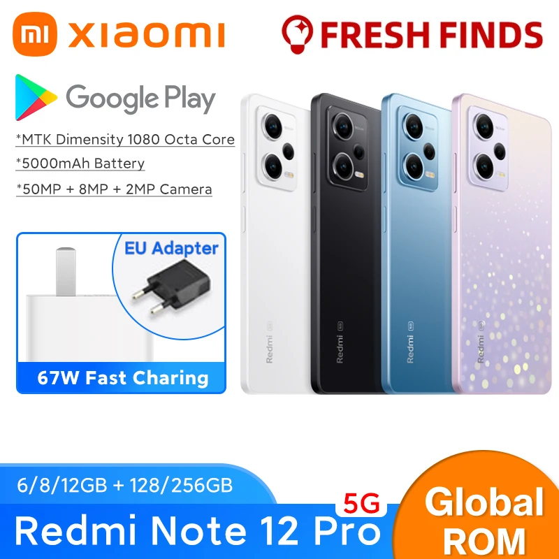 Xiaomi-smartphone-Redmi-Note-12-Pro-5G-128GB-256GB-MTK-Dimensity-1080 ...