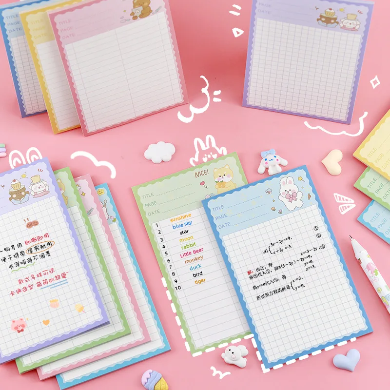 Creative Cartoon Notepad Non-sticky Notepad Thickened Note Draft Notes ...