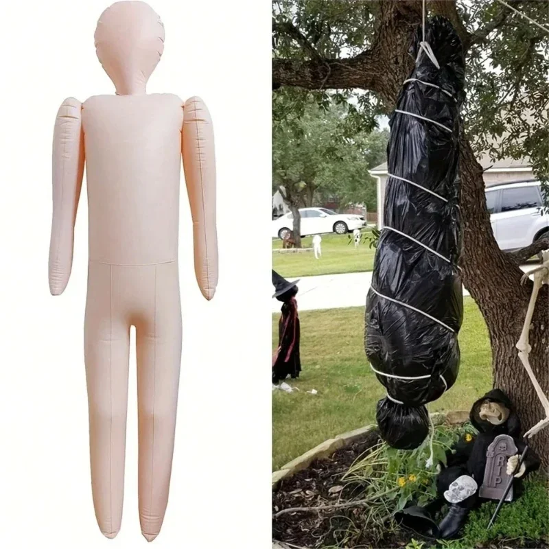 Halloween Decorations Horror Props Inflatable Simulation Dummy Party ...