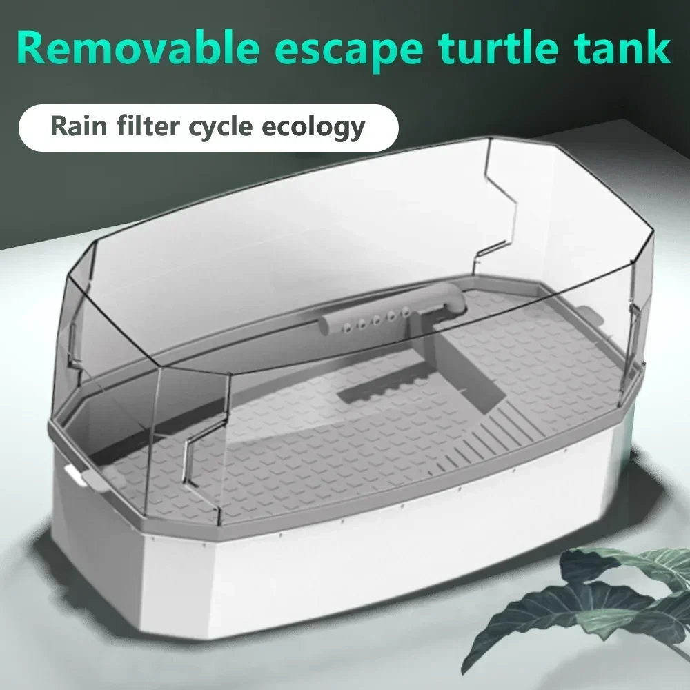 Reptile Turtle Vivarium with Basking Platform – Pet Planets Store