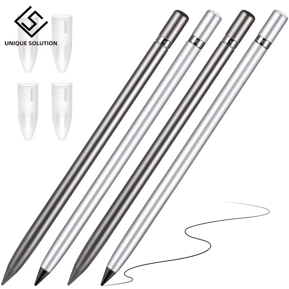 Metal Inkless Pen No Ink Signing Pen Infinite Write Pen Metallic ...