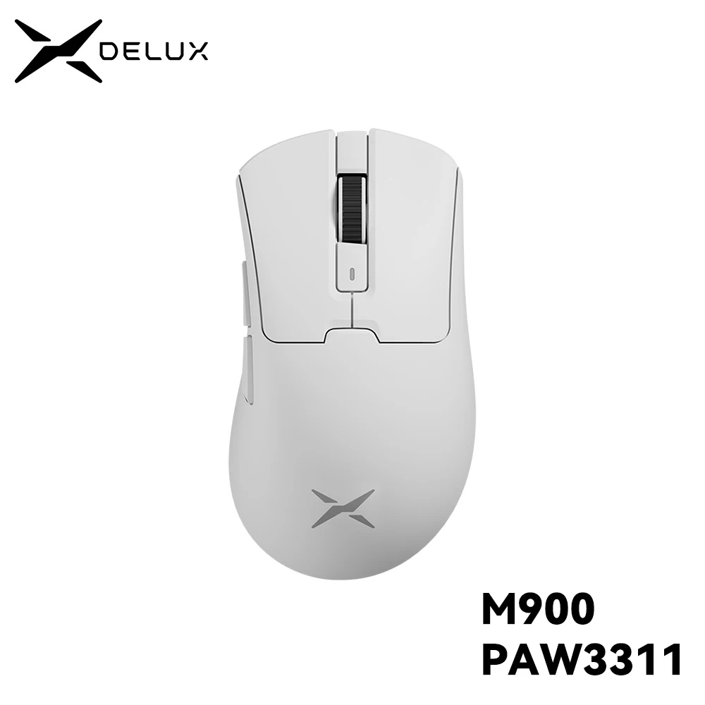 Delux-M900-Mouse-sem-fio-para-jogos-PAW3311-ergon-mico-doca-de ...