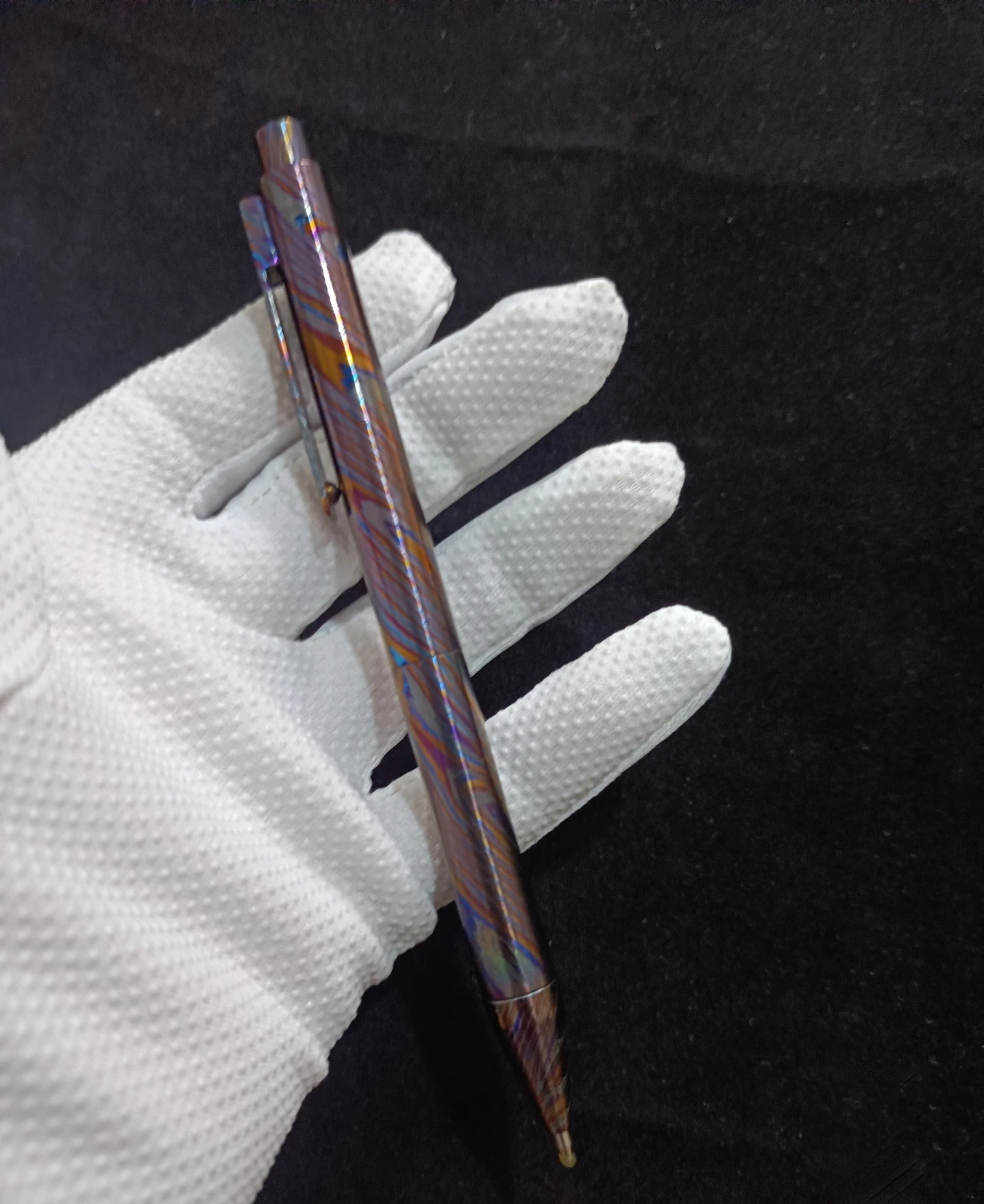 1-Piece-Zircon-Damascus-Pen-Zircon-Damascus-Ball-Point-Pen-Writing-Pen ...