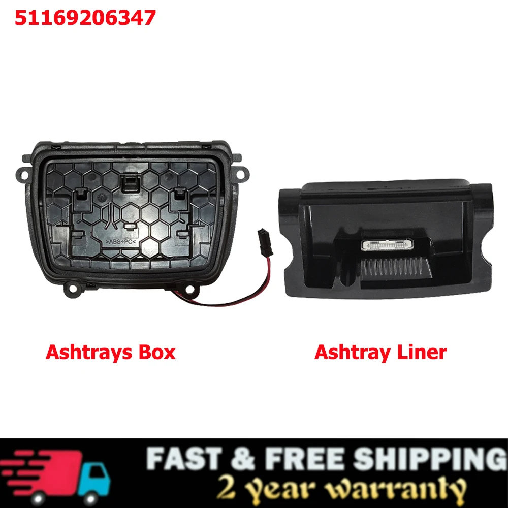 Car-Ashtrays-ABS-Center-Console-Ashtray-Assembly-Box-Cover-For-BMW-5 ...