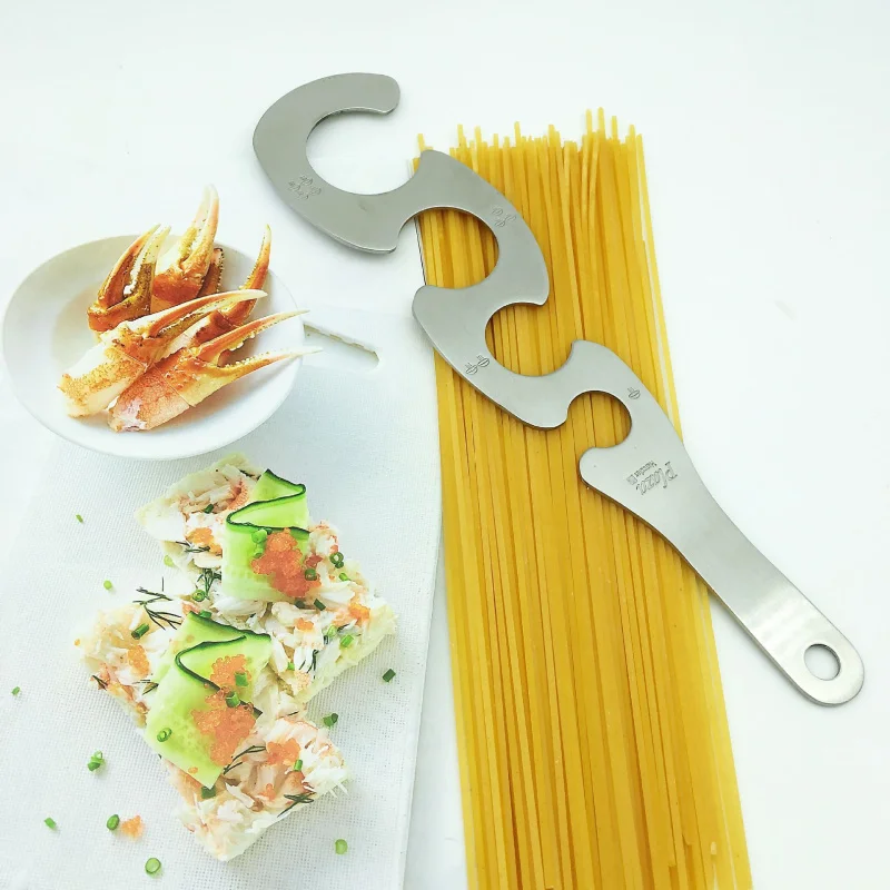 1Pcs-Stainless-Steel-Spaghetti-Measurer-Easy-Clearing-Pasta-Ruler ...