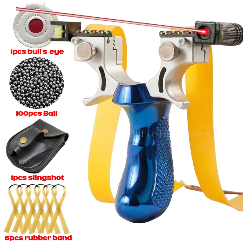 Laser-Aiming-Slingsshot-Anti-Slip-Resin-Slingshot-Outdoor-Hunting ...