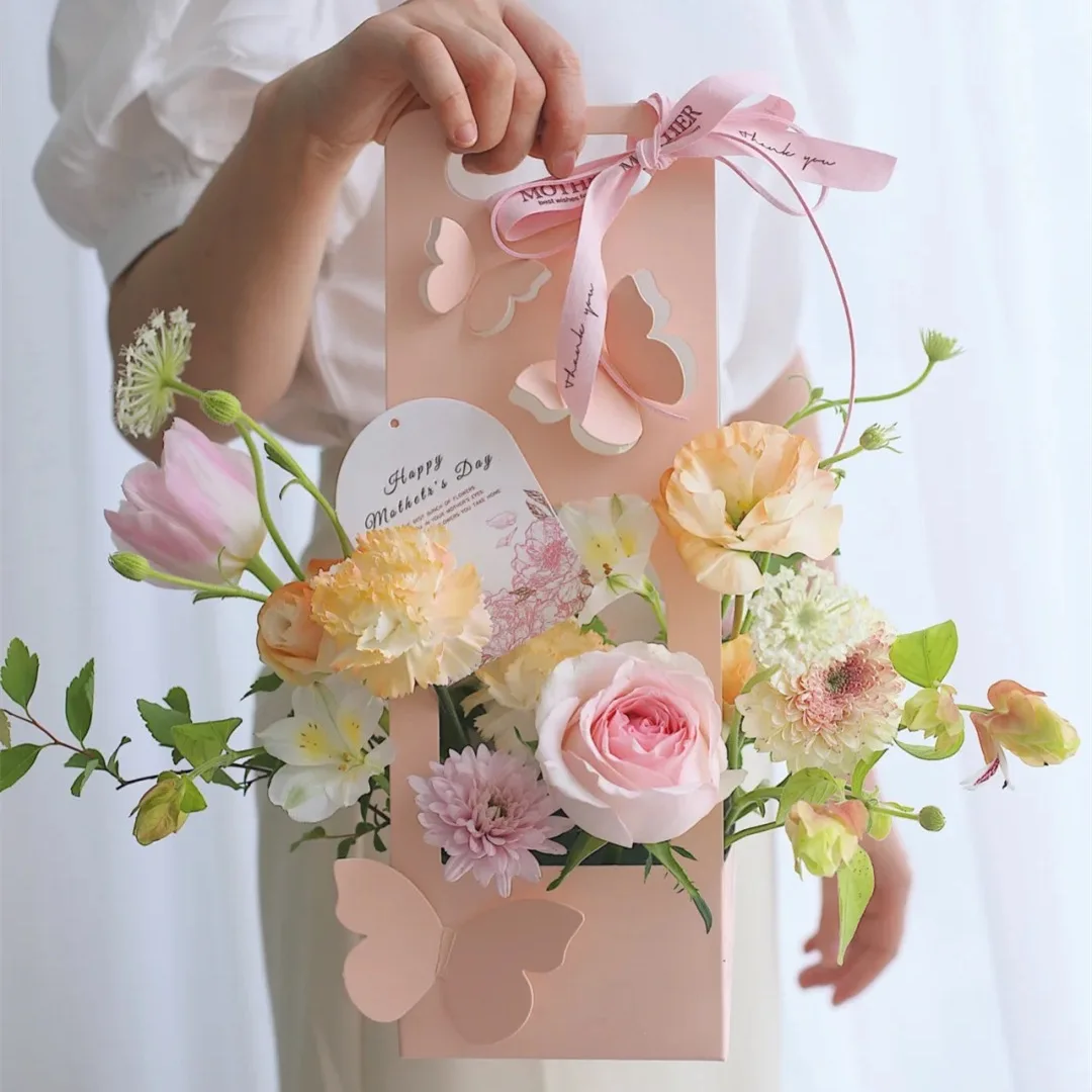 Packaging Small Businesses Boxes | Flower Boxes Flower Packaging - 5pc ...