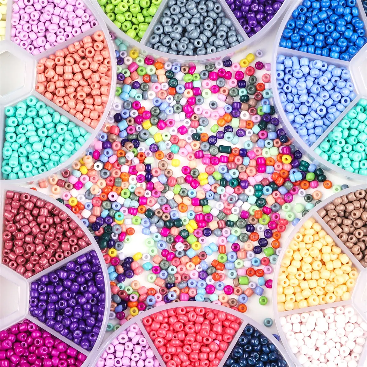 About-1900pcs-Solid-Color-Paint-Glass-Rice-Beads-Beads-Loose-Beads ...