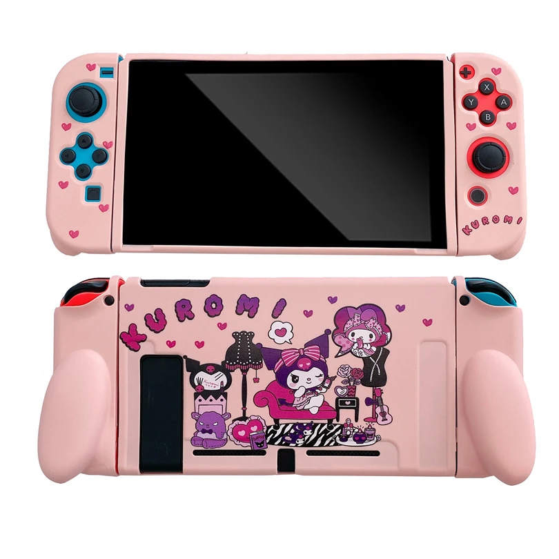 Hello Kitty Kuromi My Melody Switch Protection Shell With Kawaii Game ...