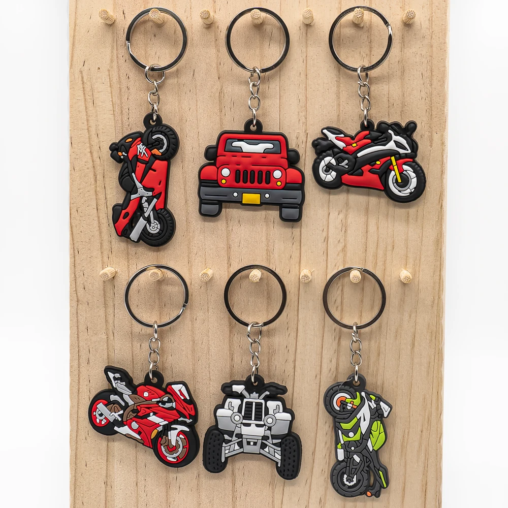 1PCS-2023-New-Arrival-Fashion-Keyring-Cartoon-Motorcycle-Keychain-Fit ...