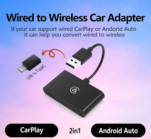 Best Apple Cartizan CP2-11 Wireless Apple Carplay And Android Auto ...