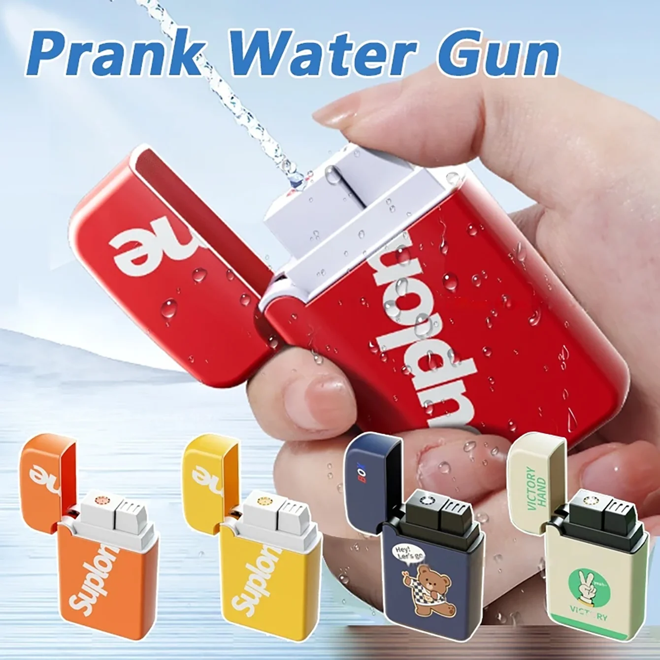 1pc-Kids-Mini-Water-Gun-Toy-Lighter-Water-Gun-Press-To-Spray-Water ...