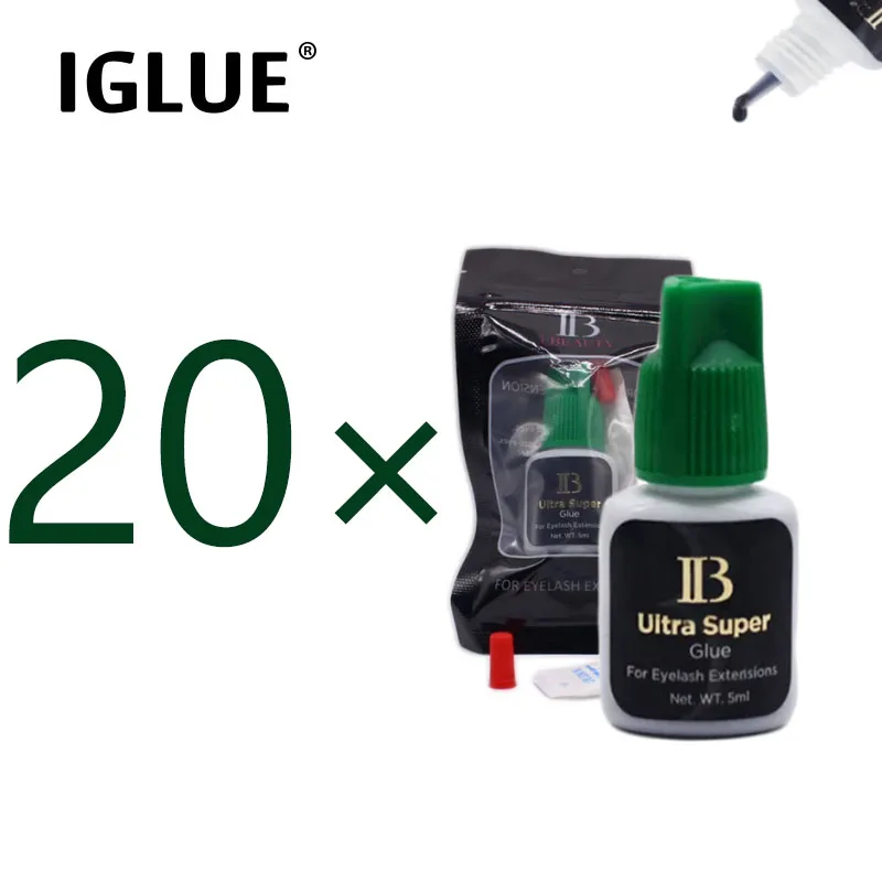 IGLUE-20bottles-IB-Ultra-Super-Glue-Fast-Drying-Eyelash-Extensions-IB ...