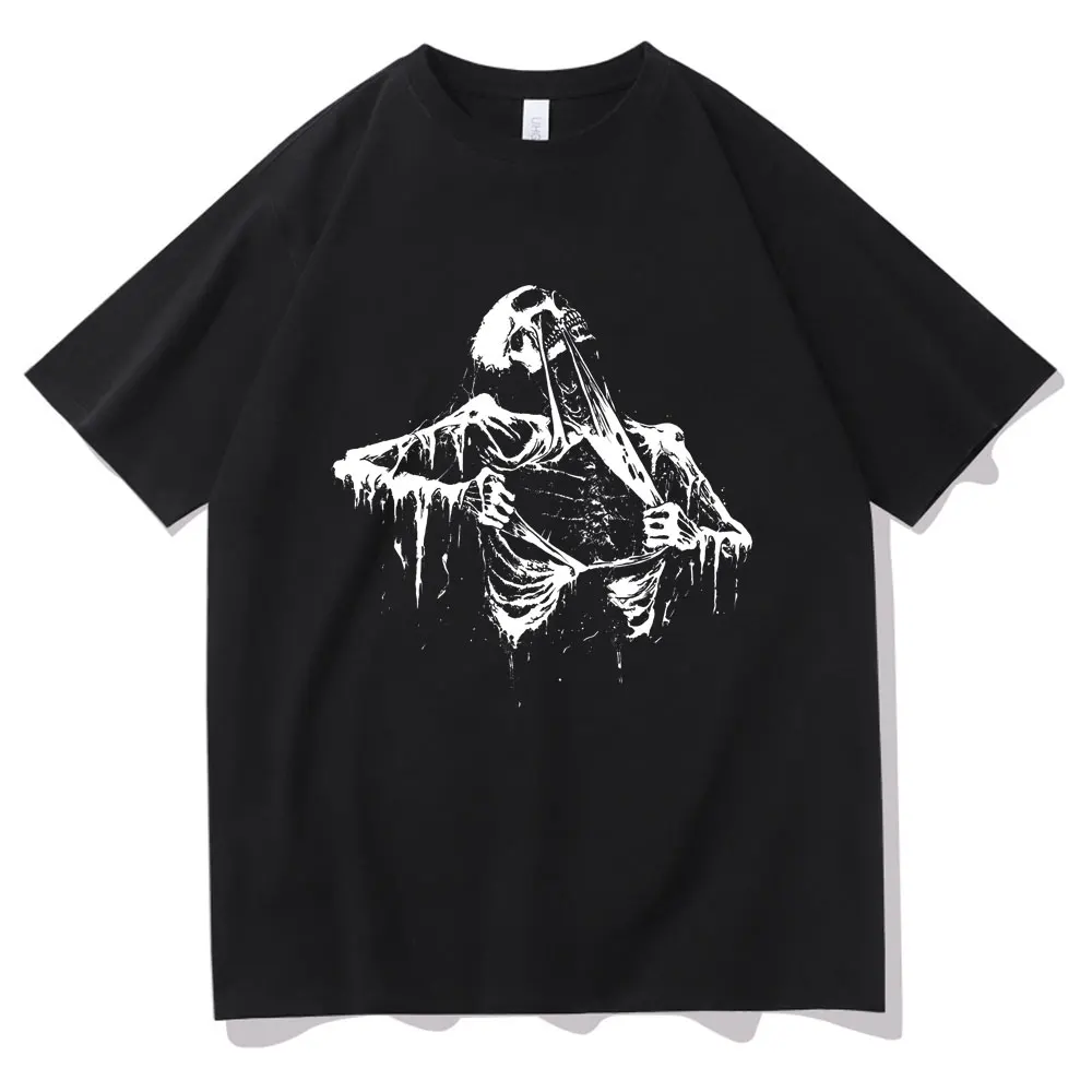 90s-Vintage-Skeleton-Ripping-Rib-Cage-Graphic-Tshirt-Skull-Print-T ...