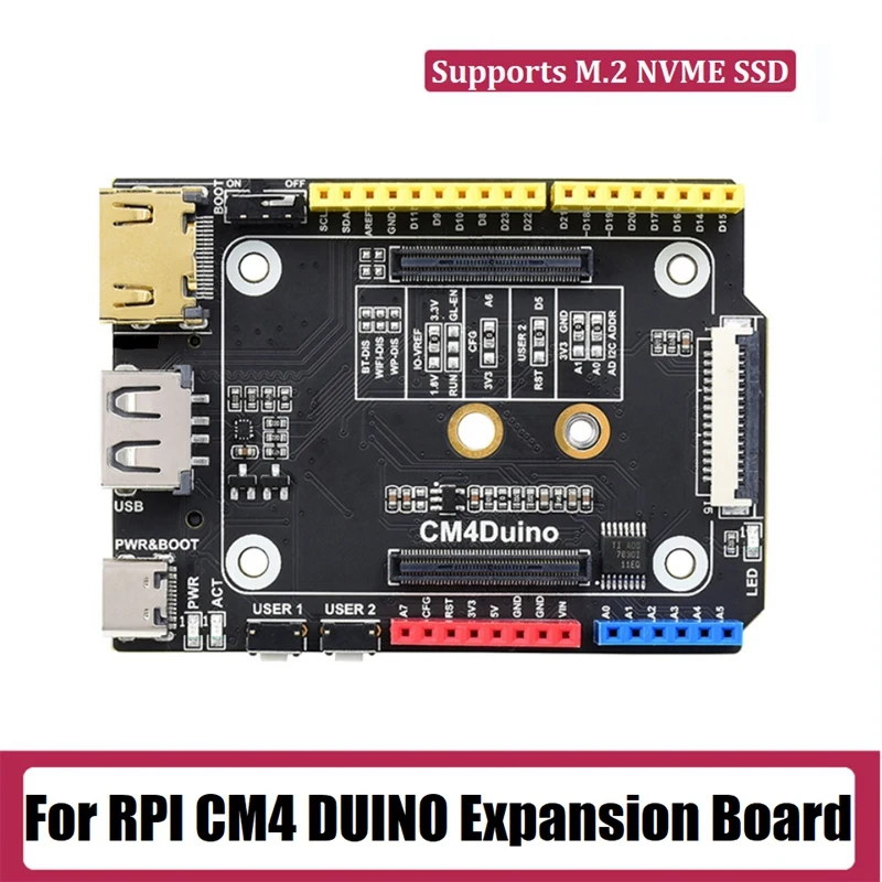 Cm4-duino For Arduino Compatible Base Board For Raspberry Pi Cm4 Hd Usb ...