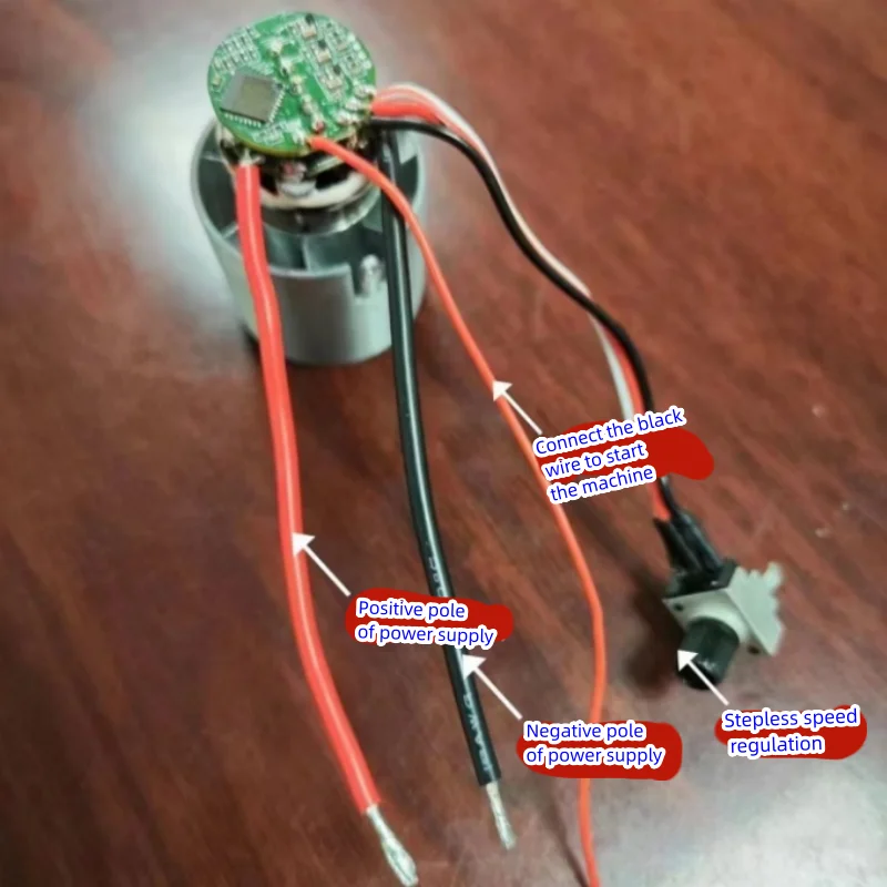 1pcs-130000-RPM-Brushless-Motor-for-Brushless-Blowing-Drum-Fan-with ...