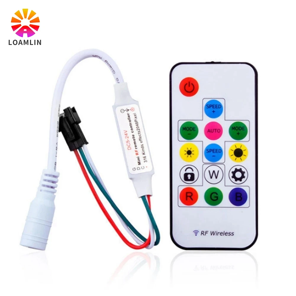 14-Key-RF-Remote-Control-14-Key-RGB-Wireless-Remote-Control-Mini-RF-LED ...