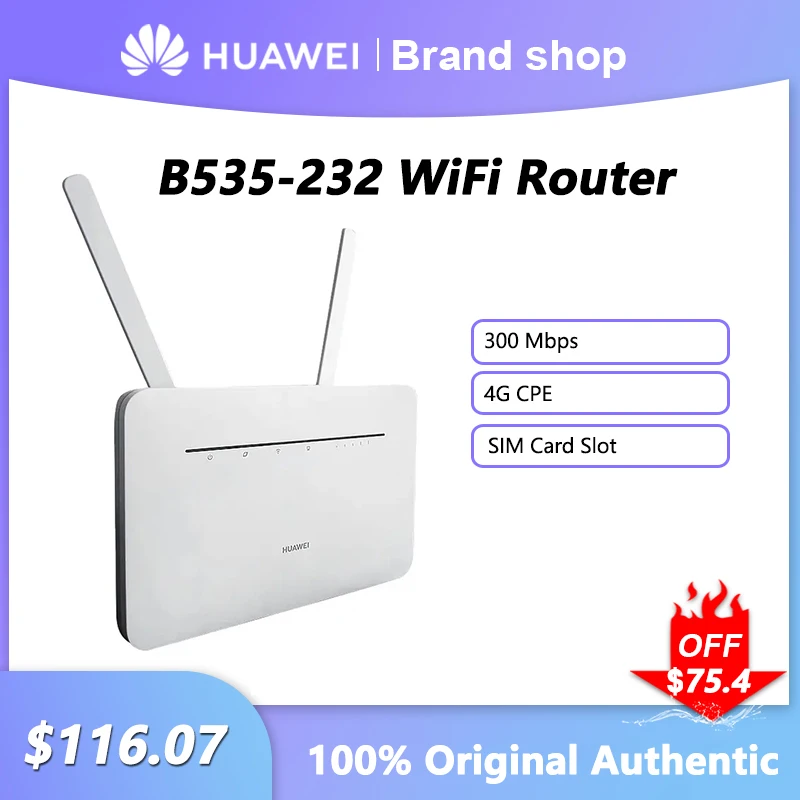 HUAWEI-Router-WiFi-B535-232-Original-amplificador-de-red-4G-CPE-de-300 ...