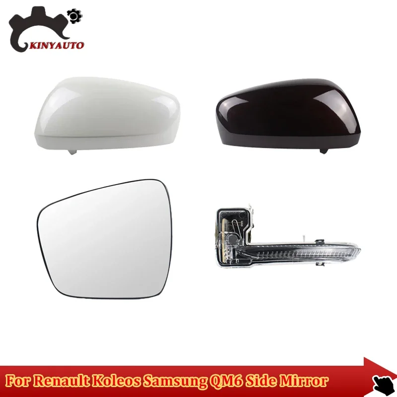 For-Renault-Koleos-Samsung-QM6-16-19-Side-External-Rearview-Mirror-Lens ...