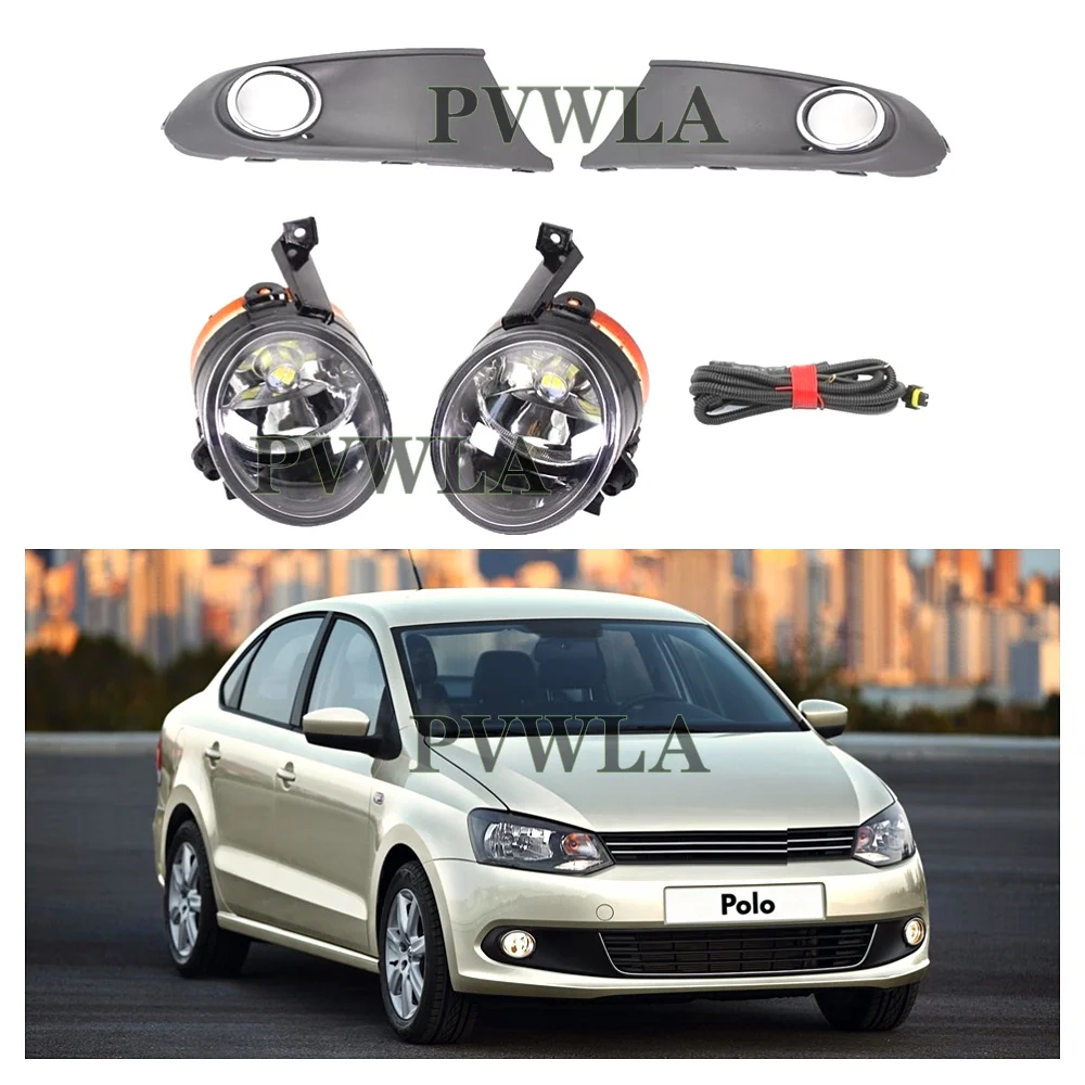 LED-Fog-Light-For-VW-Polo-Sedan-2010-2011-2012-2013-2014-2015-Front ...