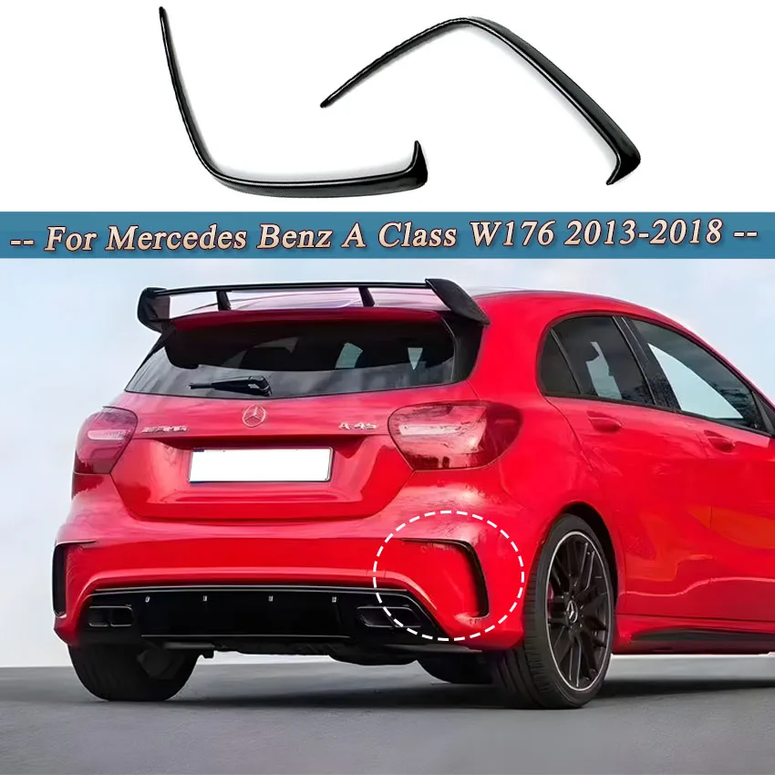 Sport-Canard-Splitter-Spoiler-Flap-Cover-Body-Kit-Gloss-Black-For ...