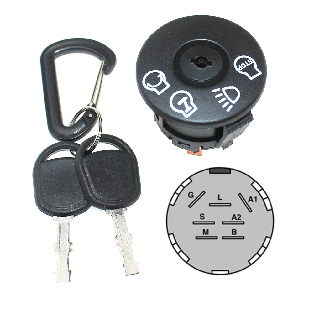 Ignition Switch Key For John Deere Gators HPX 2 x 2, HPX 4 x 4 LT150 ...