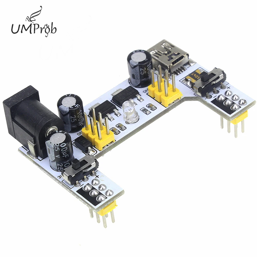 MB-102-MB102-DC-7-12V-Mini-USB-2-Channel-Board-Wild-Breadboard-Power ...