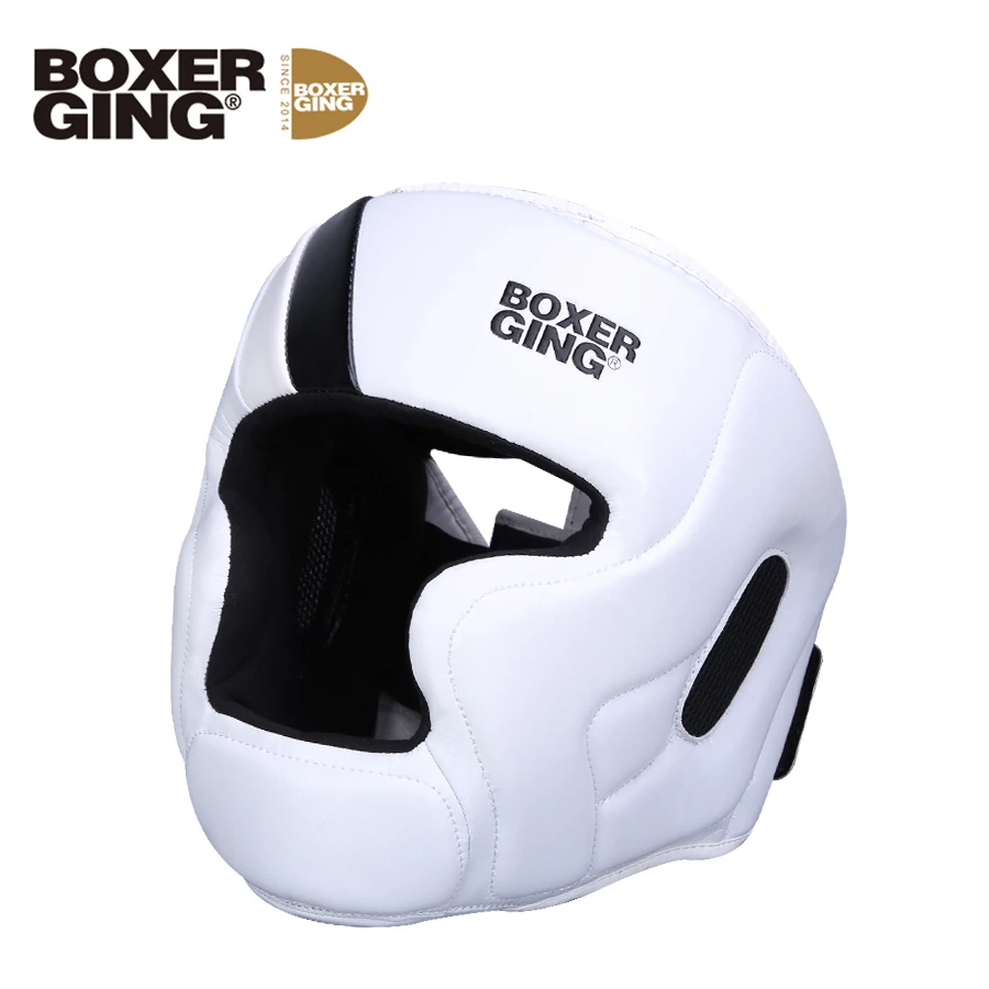 Kick Boxing Helmet PU Leather Men Women Karate Head Guard MMA Sanda ...