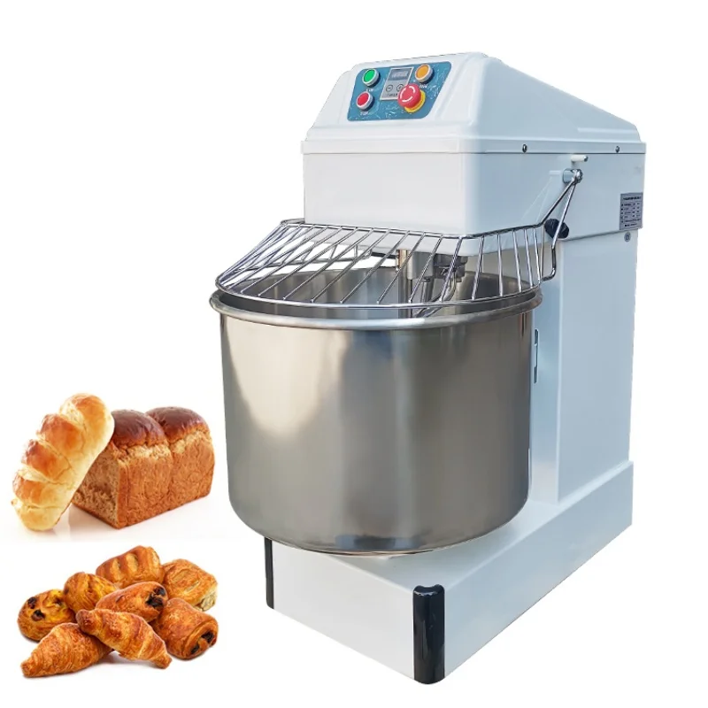 50kg-Commercial-Dough-Machine-Screw-Kneader-Dough-Mixer-Machine-Bread ...
