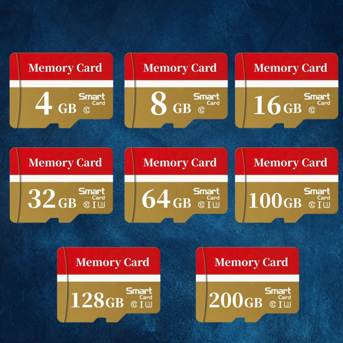 High-Capacity-Class-10-U3-Memory-Card-512MB-4GB-8GB-16GB-32GB-64GB ...
