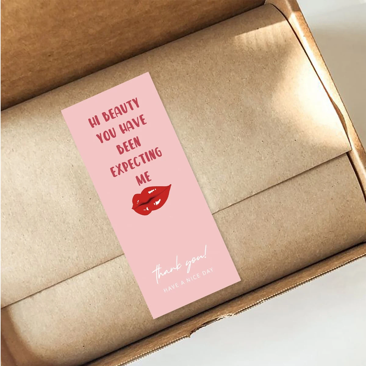 50pcs Sticker Seal Label Packaging Box Retail Bag Box Seal Stickersfor ...