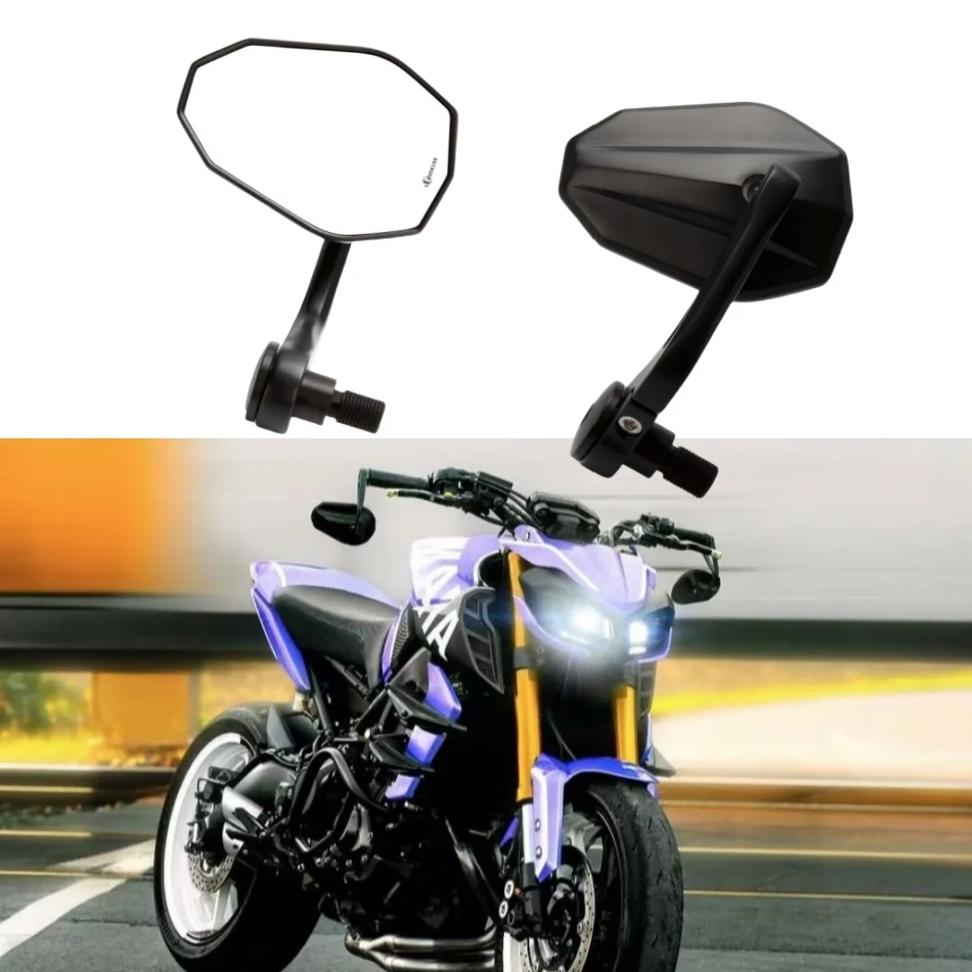 Motorcycle Handlebar End Mirror for Yamaha MT-07 MT-09 MT10 R6 R1 FZ1 ...