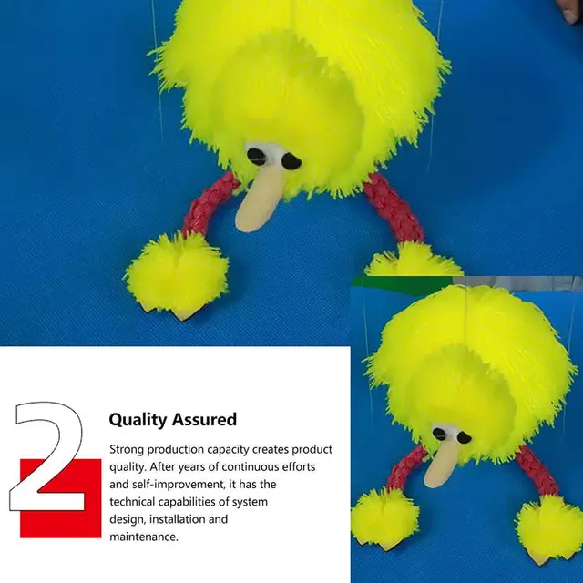 Puppet Ostrich Magic Tricks Handicraft Vintage Wire-controlled Puppetry ...