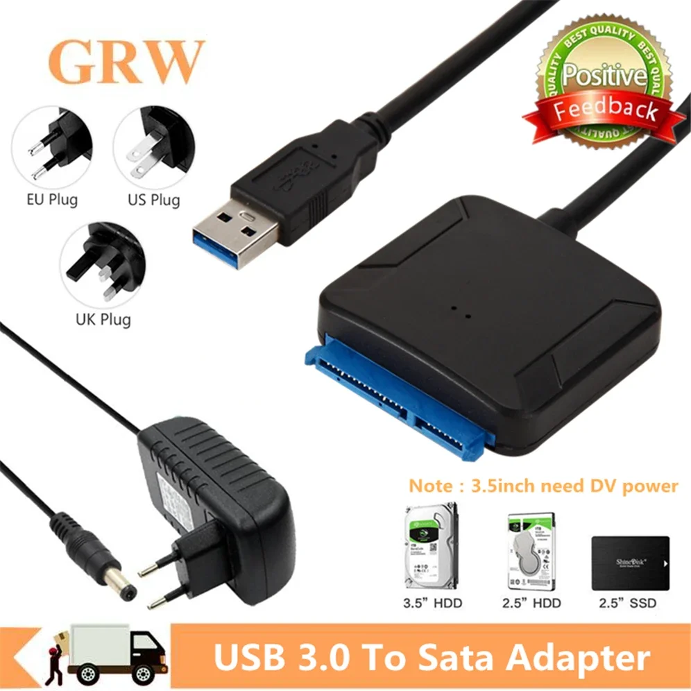 Grwibeou-Cable-adaptador-USB-3-0-a-SATA-convertidor-de-Sata-III-a-USB ...