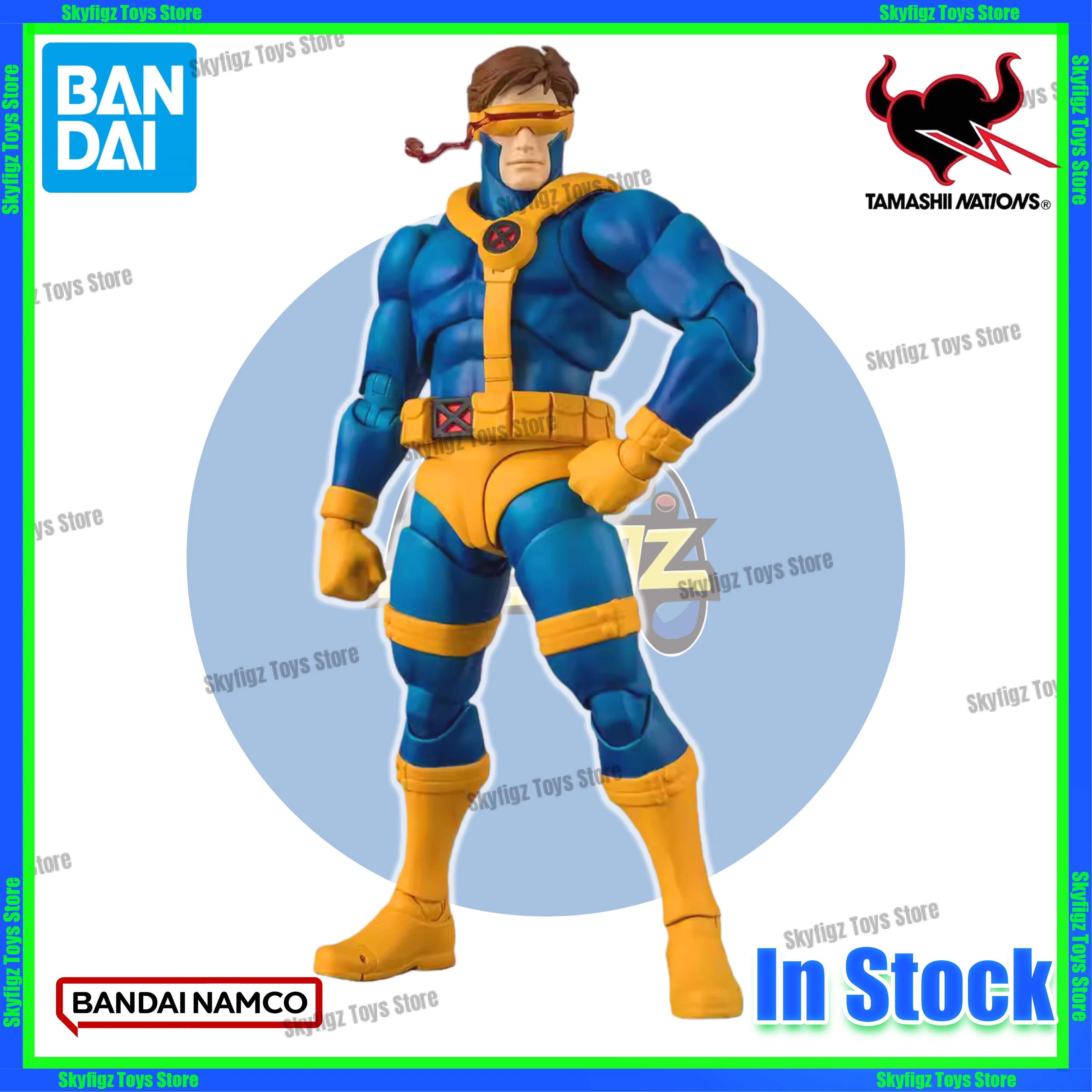 In Stock Bandai Soul SHF Marvel X-Men Cyclops GAMERVERSE Movable ...