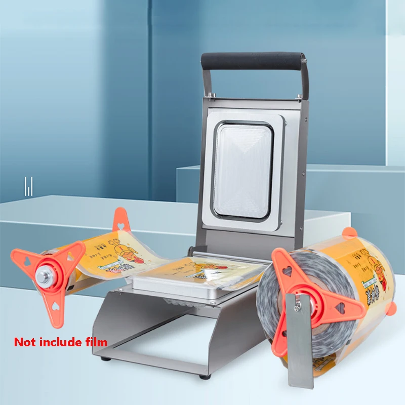 Manual-Tray-Sealer-Lunch-Box-Packaging-machine-Plastic-Food-Container ...
