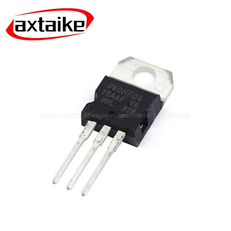 10PCS STP65NF06 STP60NF06 STP55NF06 TO220 P65NF06 P60NF06 P55NF06 55A ...